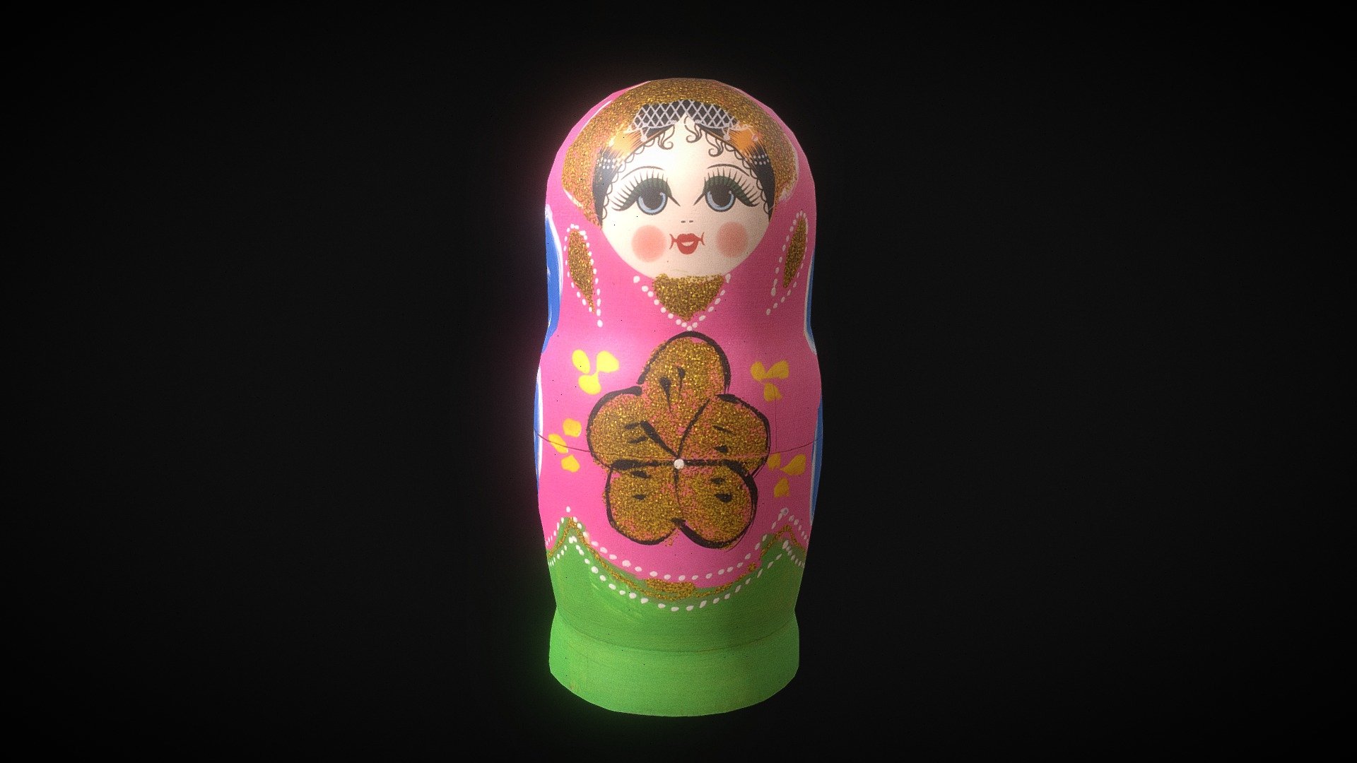 Matryoshka / Babushka Doll (Game Ready) - Download Free 3D model by ...