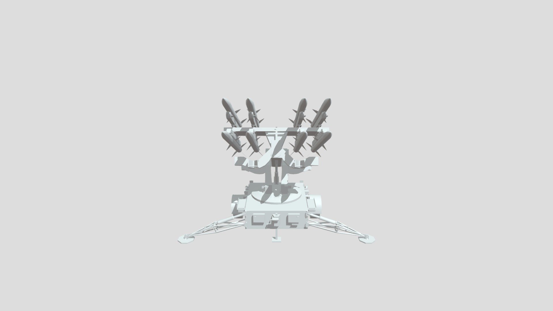 anti-aircraft missile - Download Free 3D model by STALKER (@STALKER72 ...