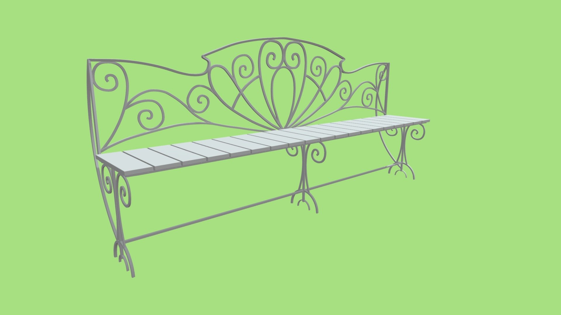 Bench - Download Free 3D model by Vladyslav Holhanov (@vladicom08 ...