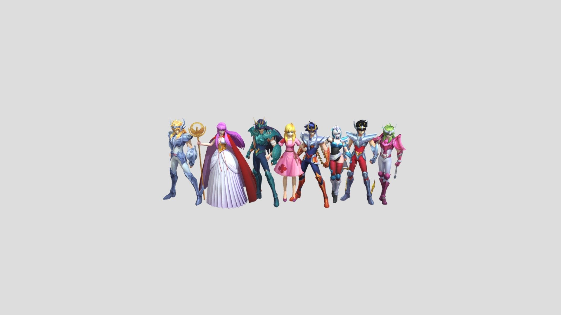 Saint Seiya model - 3D model by Sethian.Lord.Balcifer [3027fbe] - Sketchfab