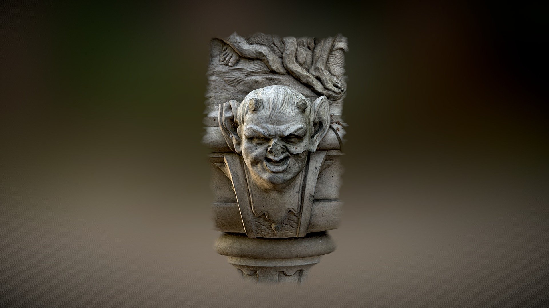 Carved Stone Faun Detail - Download Free 3D model by Thomas Flynn ...