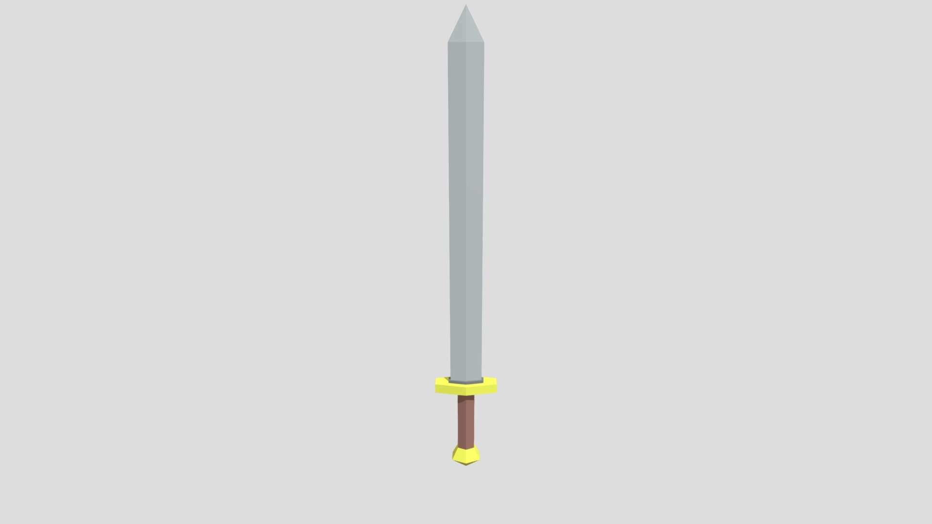 Simple 3D Sword - Download Free 3D model by JeemoBoy [3029f2c] - Sketchfab