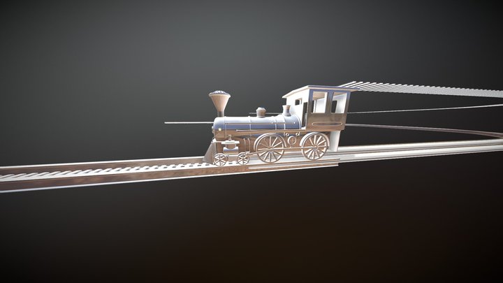 Train-locomotive 3D models - Sketchfab