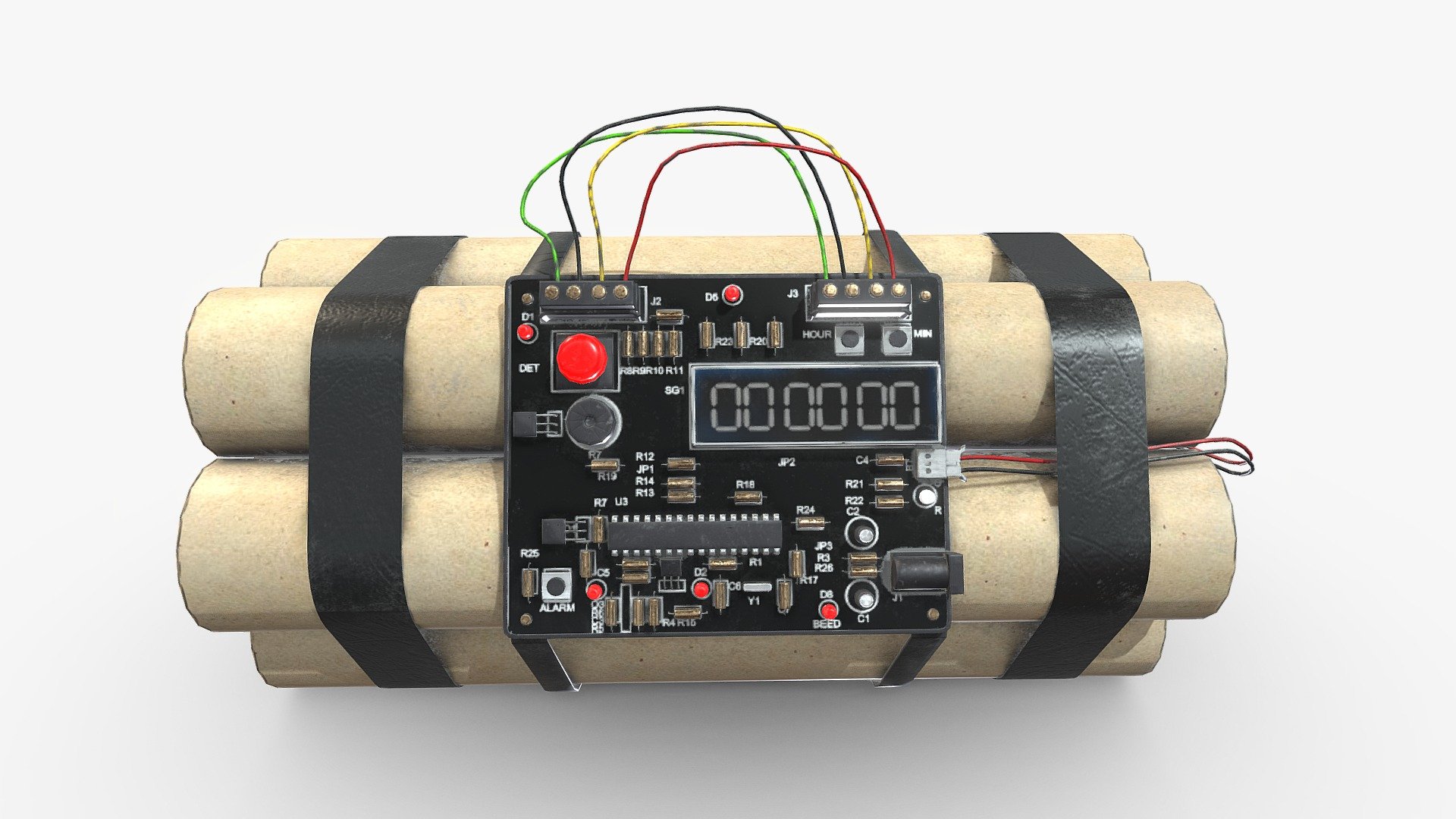Dynamite - Buy Royalty Free 3D model by Pieter Ferreira (@Badboy17Aiden ...