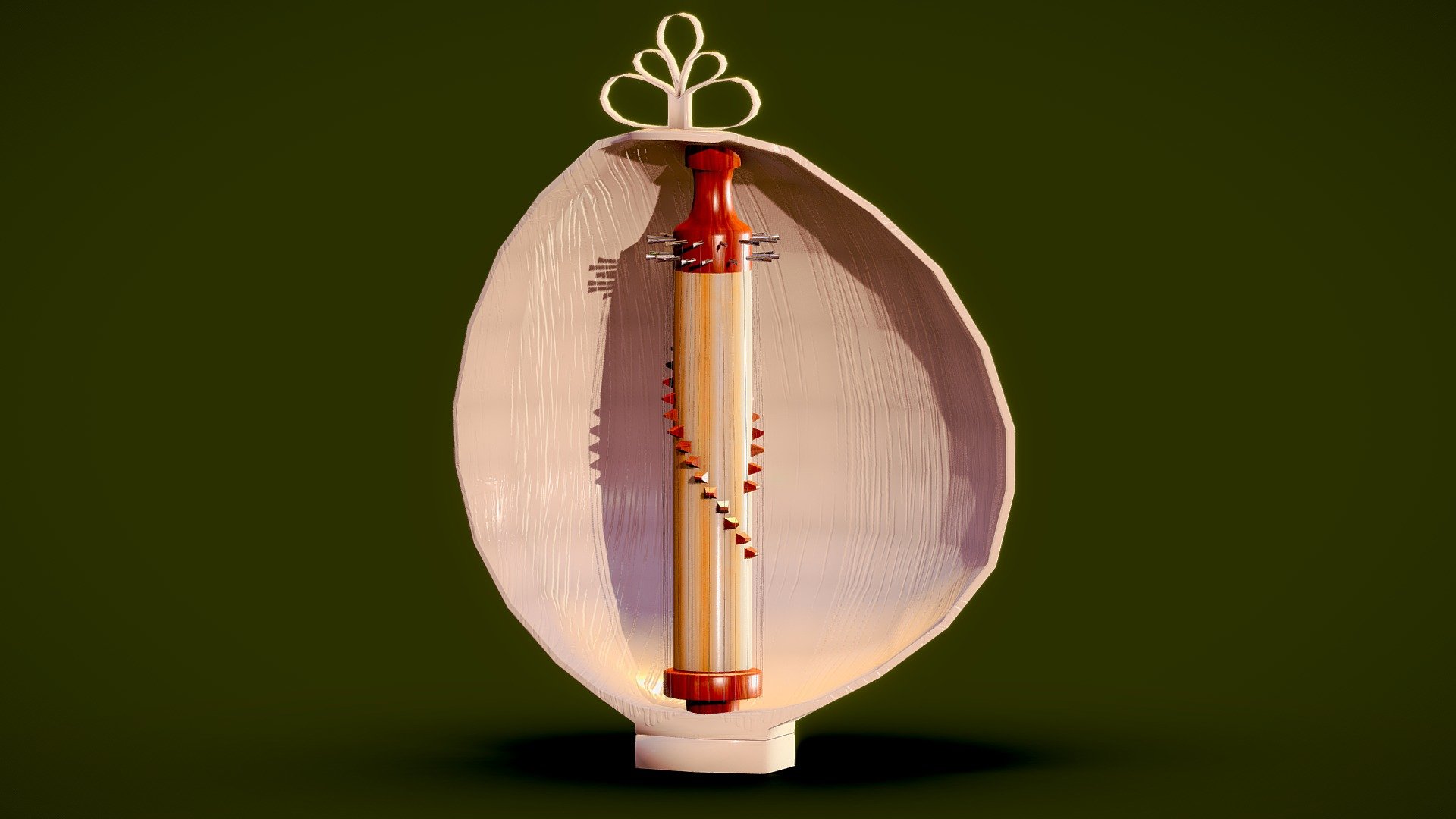 Traditional Instrument - Sasando - Buy Royalty Free 3D model by ...