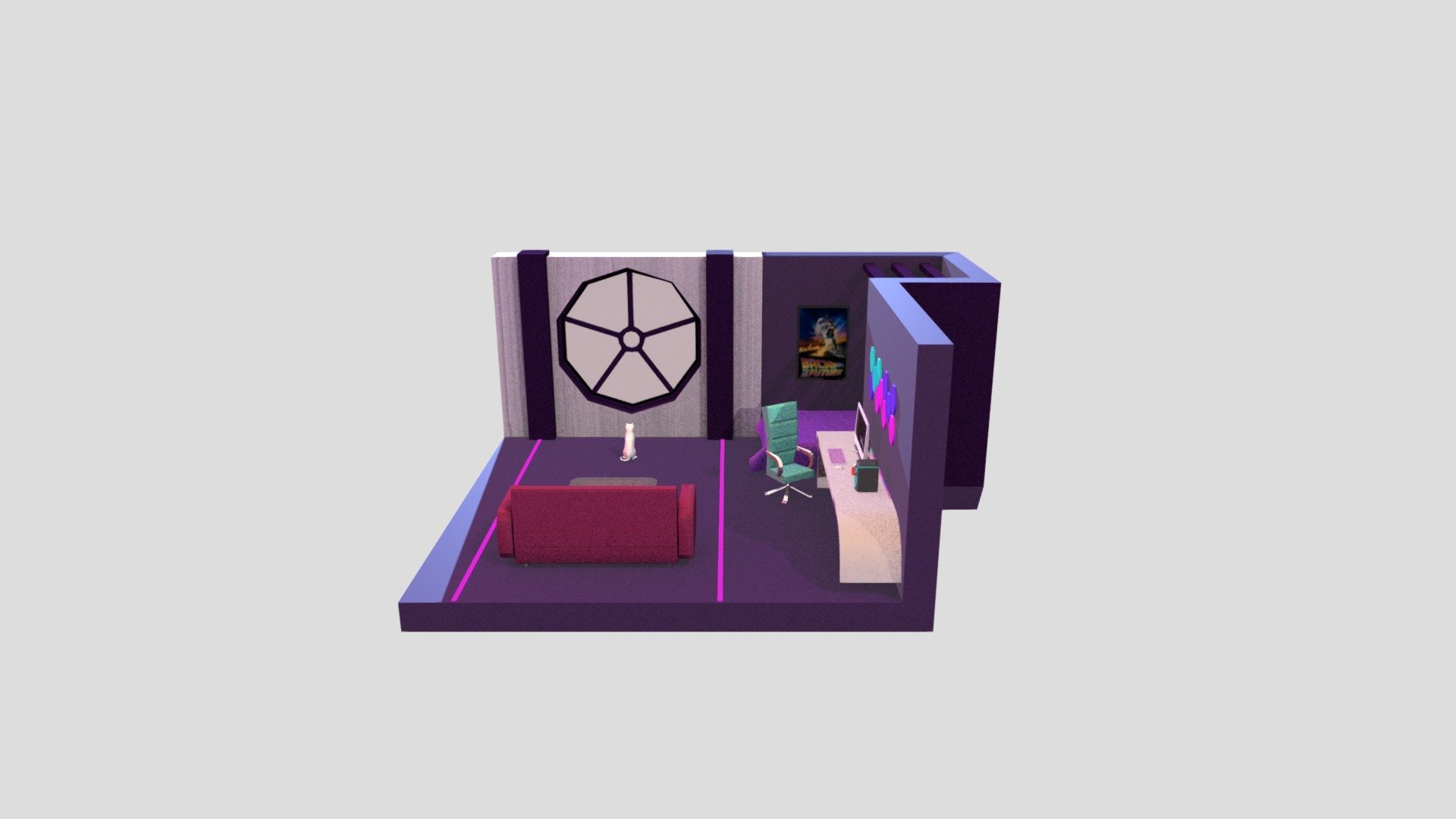 room 2 - 3D model by valmartinez8 [302f734] - Sketchfab
