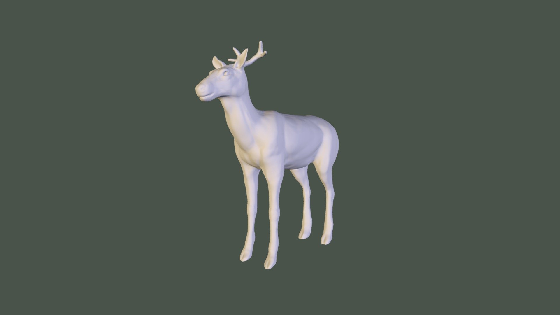 Deer 2.0 - Download Free 3D model by PlazaS (@smplaza) [302fb30 ...