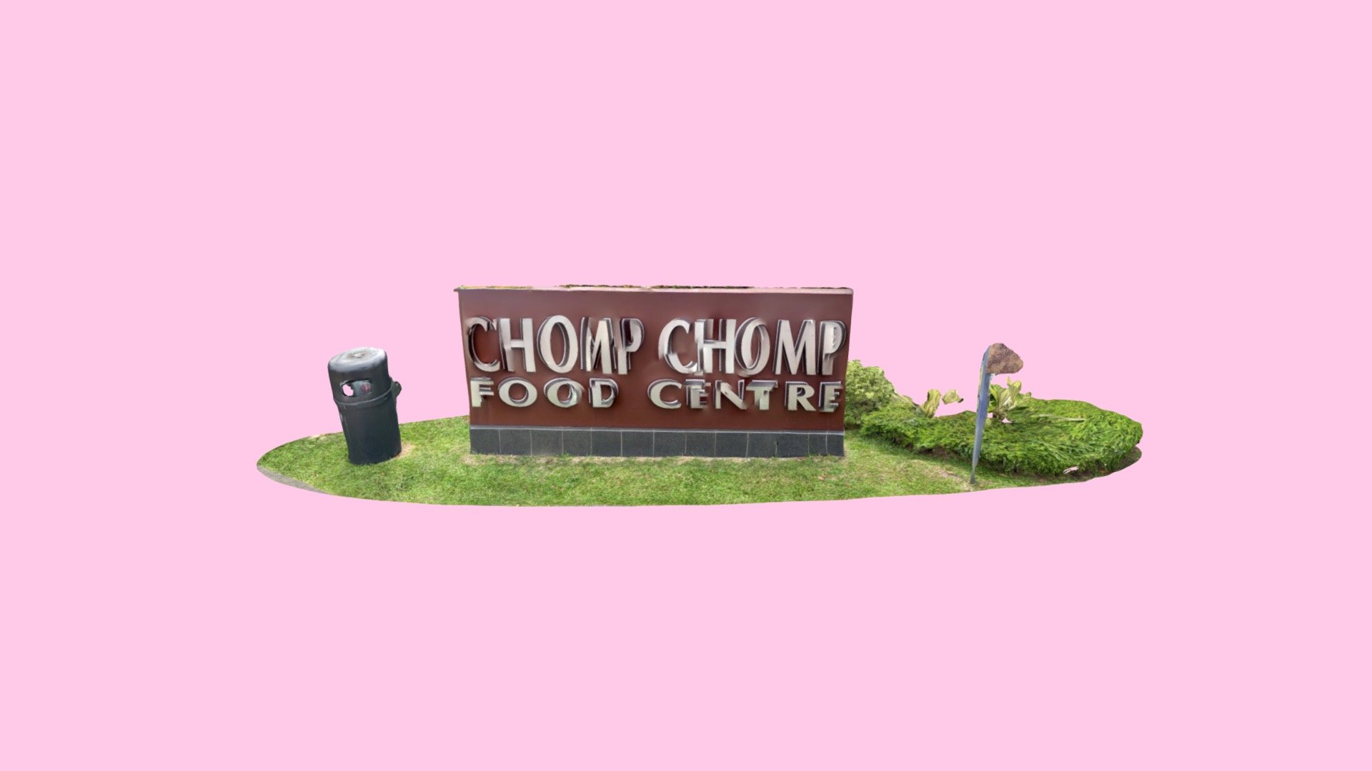 Chomp Chomp Food Centre Sign (Small) - Download Free 3D model by Mr ...