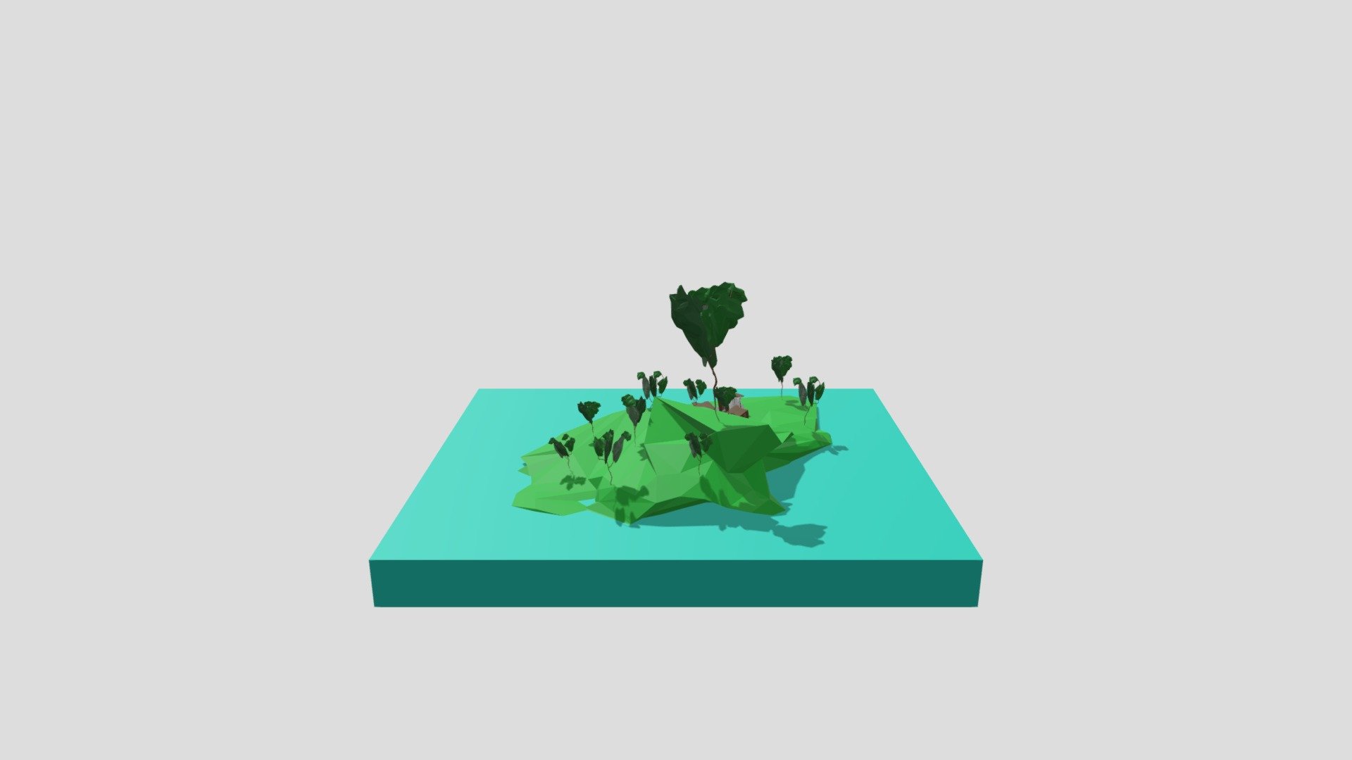 Low Polygon Island - 3D model by Sidnay Tillay (@SNSGT) [3031078 ...