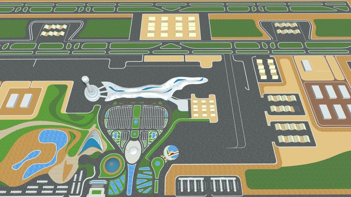 International-airport 3D models - Sketchfab