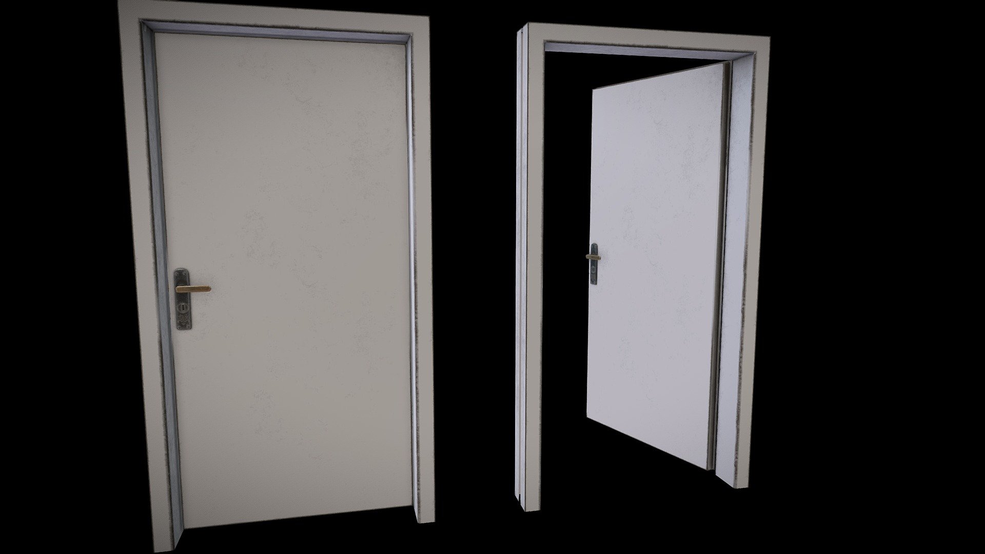 door_ white_ wooden _Old - 4MB - Download Free 3D model by Mehdi ...