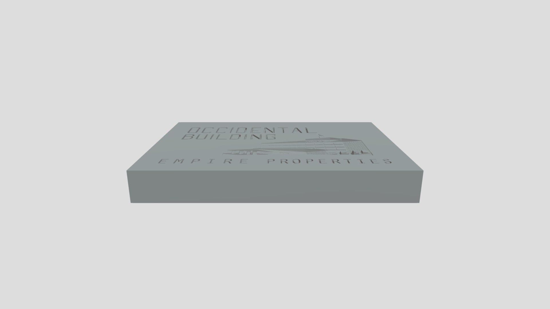 Sign Negative Bas- Relief Stair Adjust - 3D model by bcbybee [3034a06 ...