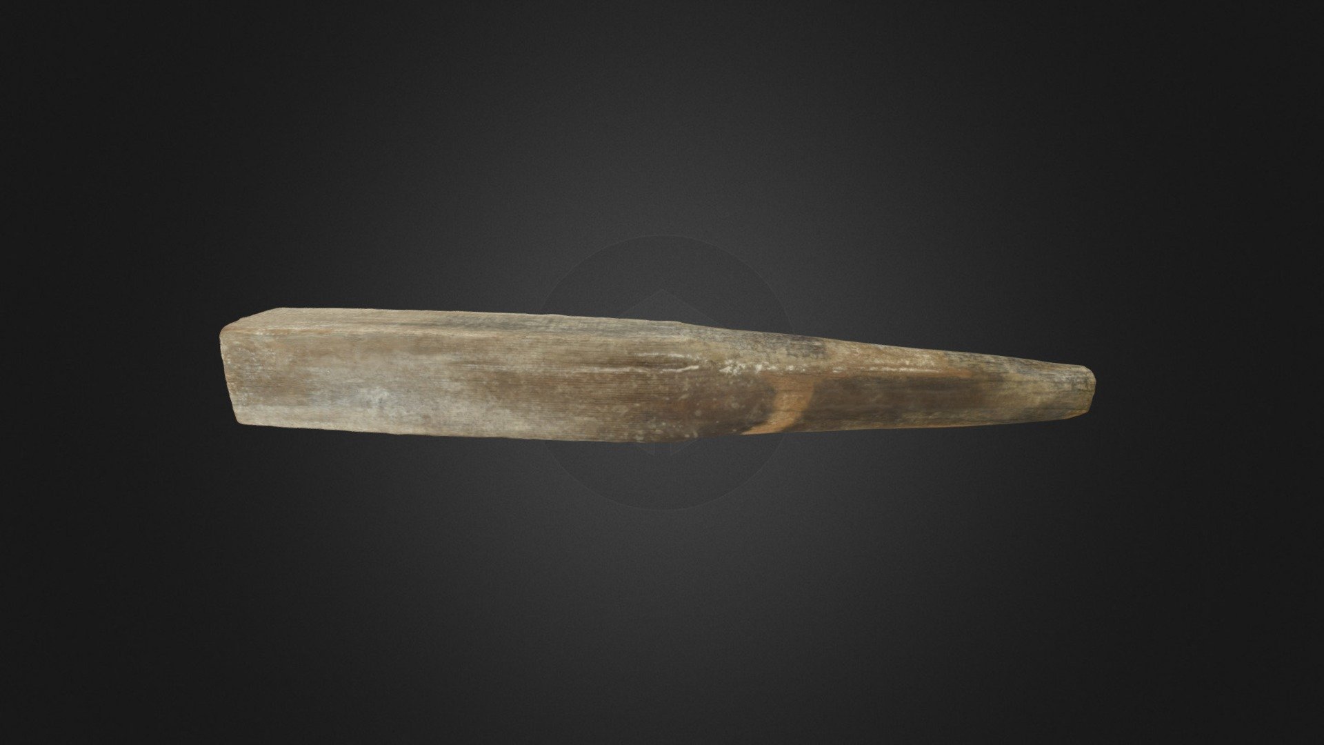 Tapa Beater - Traditional Hawaiian Artifact - 3D model by ...
