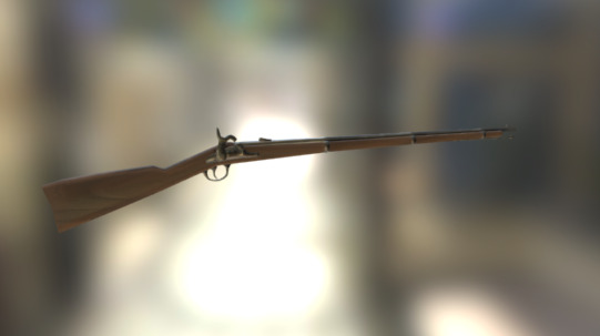 Springfield 1861 Spruce Wood - 3D model by Code Nerps (@codenerps ...