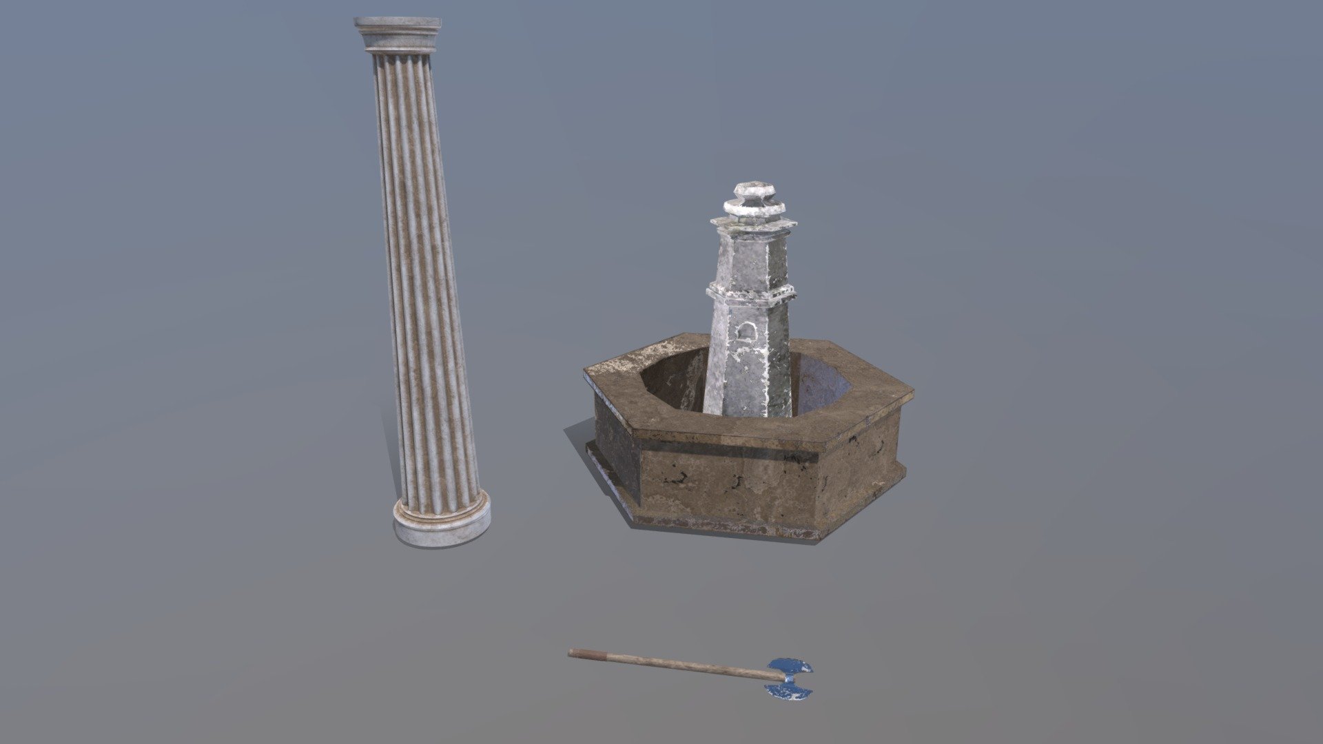 Themed Props - Download Free 3D model by Wenjing Huang (@hwj) [3036251 ...