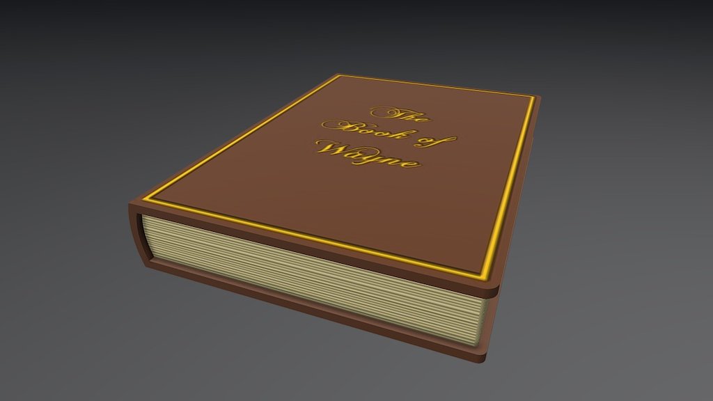 Book - 3D model by Wayne Pearce (@WaynePearce10) [3036685] - Sketchfab