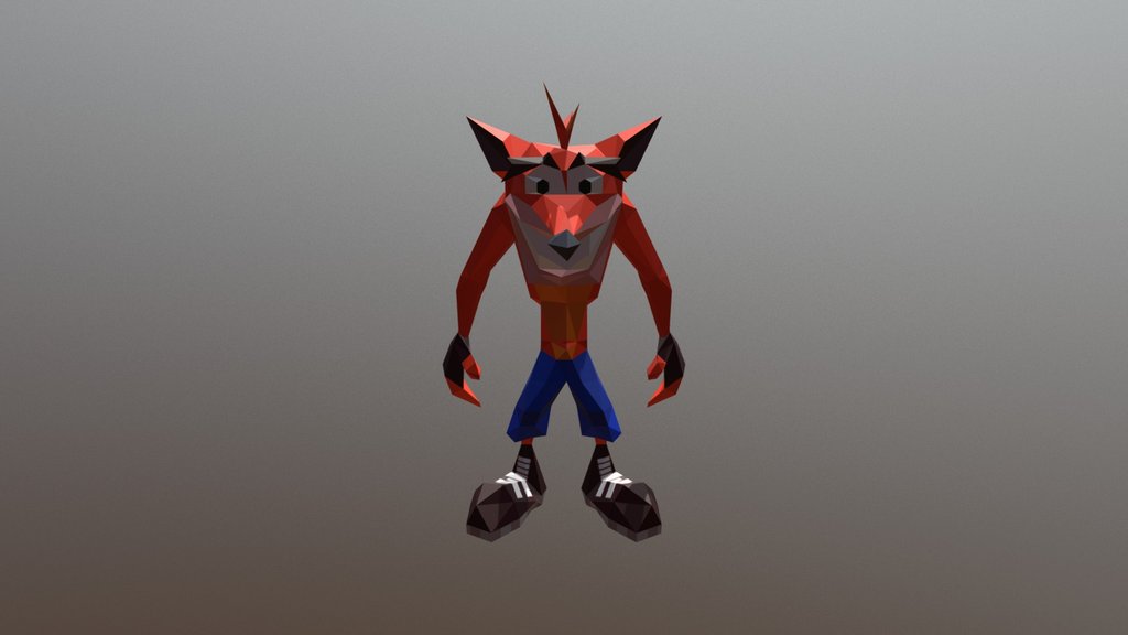 Crash bandicoot - A 3D model collection by Luke Steel (@luke.steel ...
