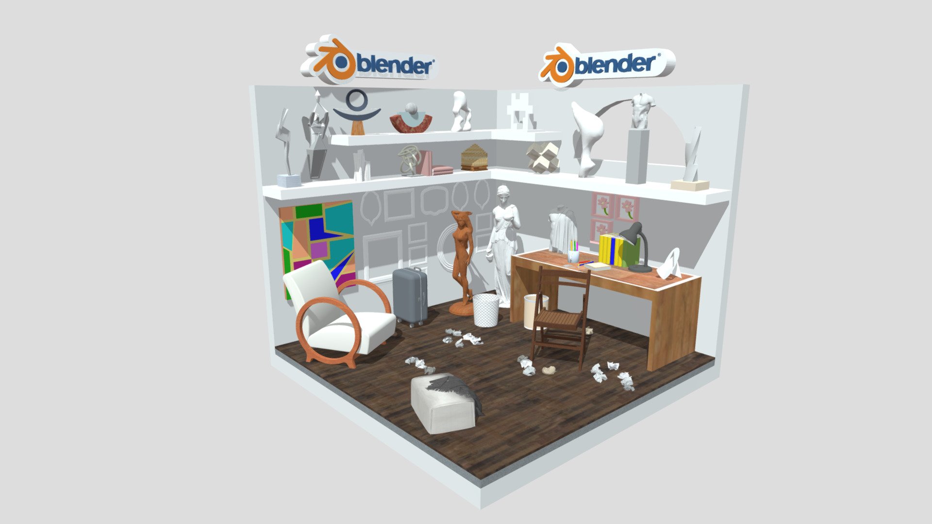 Blender Space - 3D model by carlos (@spacesketch.xyz) [3036da3] - Sketchfab