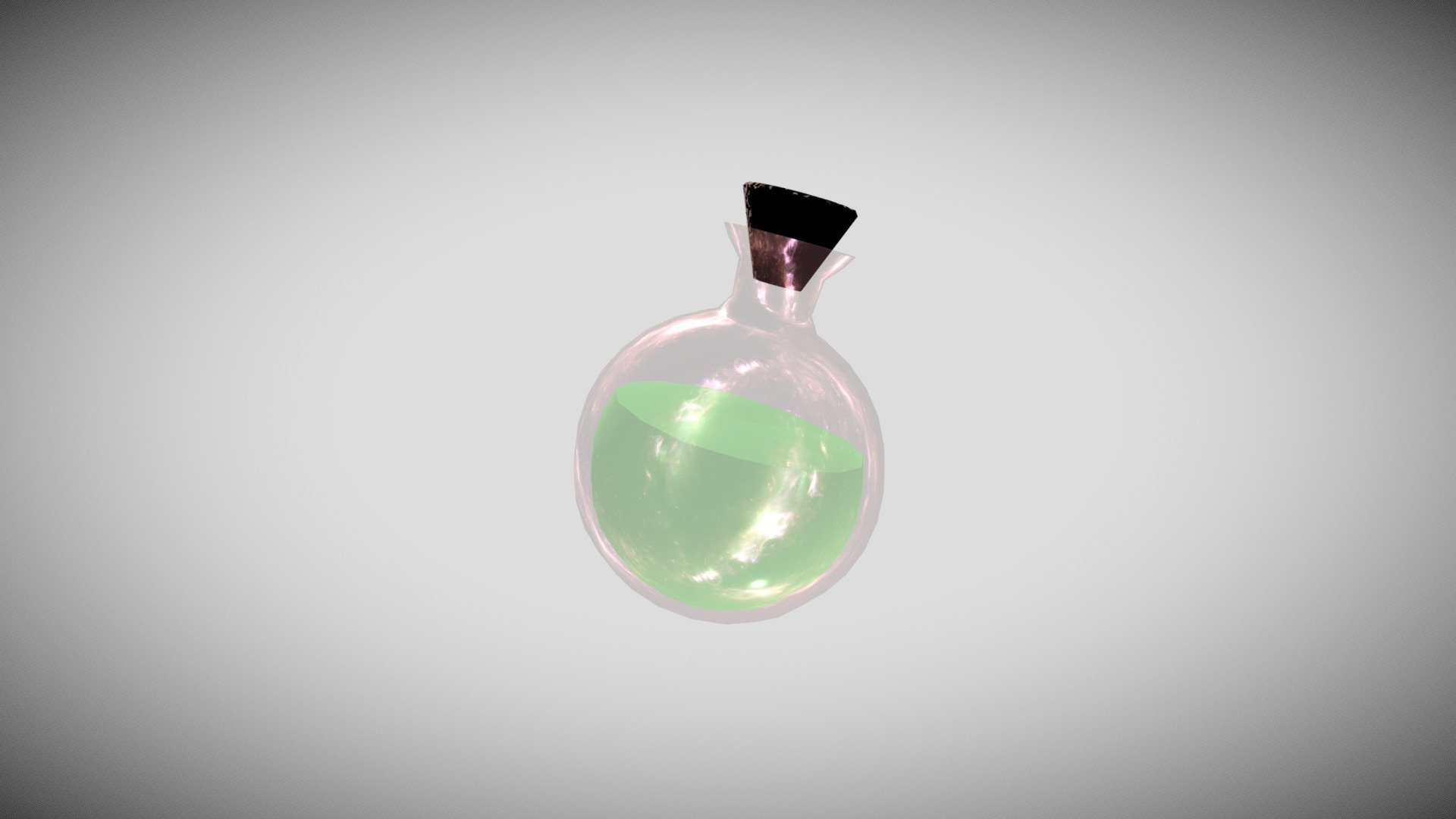 Glowing Green Potion - 3D model by SudoNova [3037126] - Sketchfab