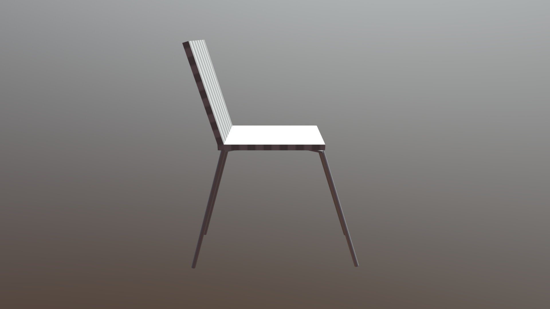 White-striped Chair - 3D model by Claviore [3037a29] - Sketchfab