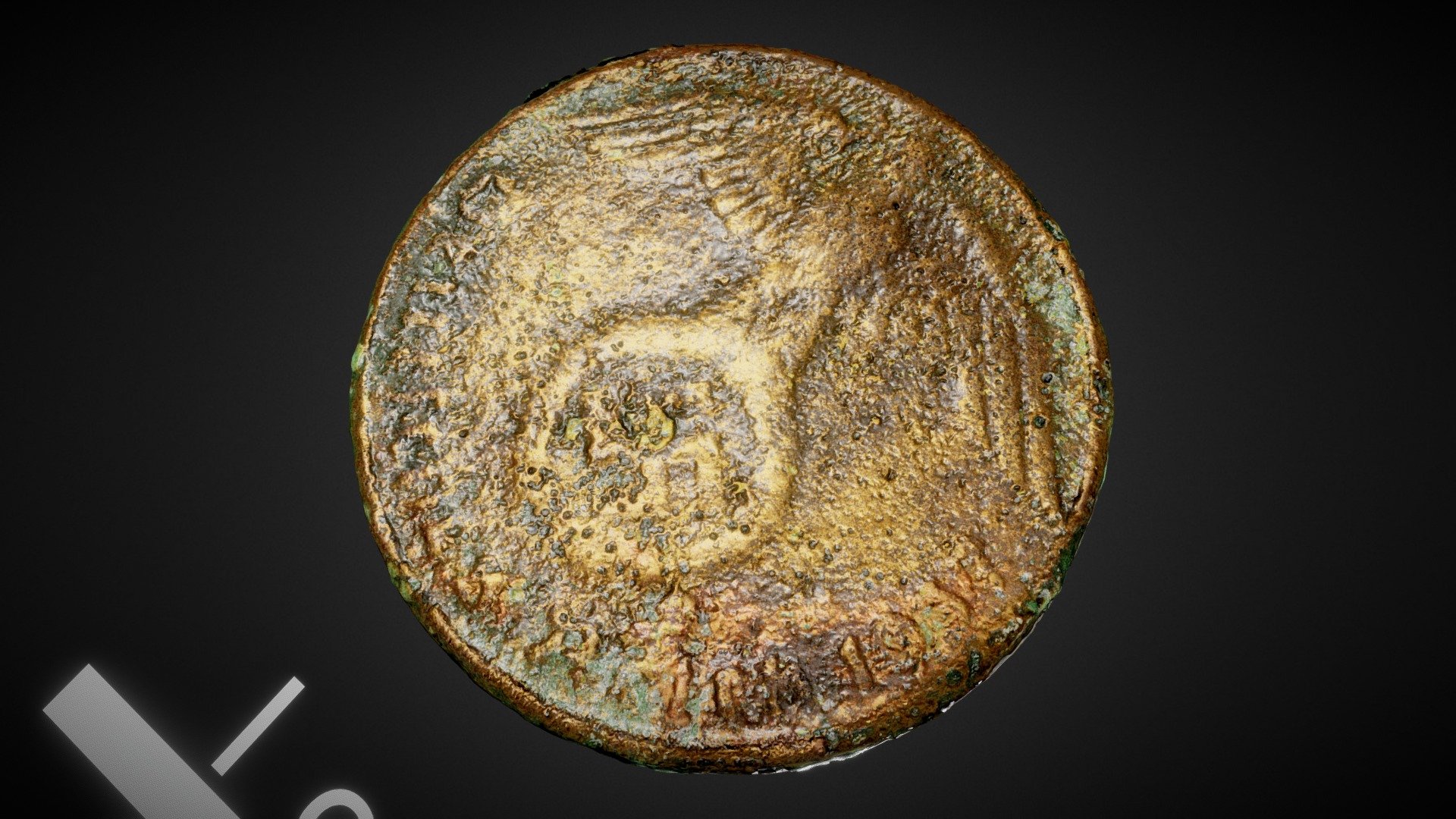 1 Reichspfennig 1937 - 3D model by Mikaël Sévère (@msevere) [30383c4 ...