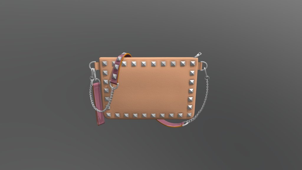 Pouch Chain Leather - 3D model by sharkmar [30388f3] - Sketchfab