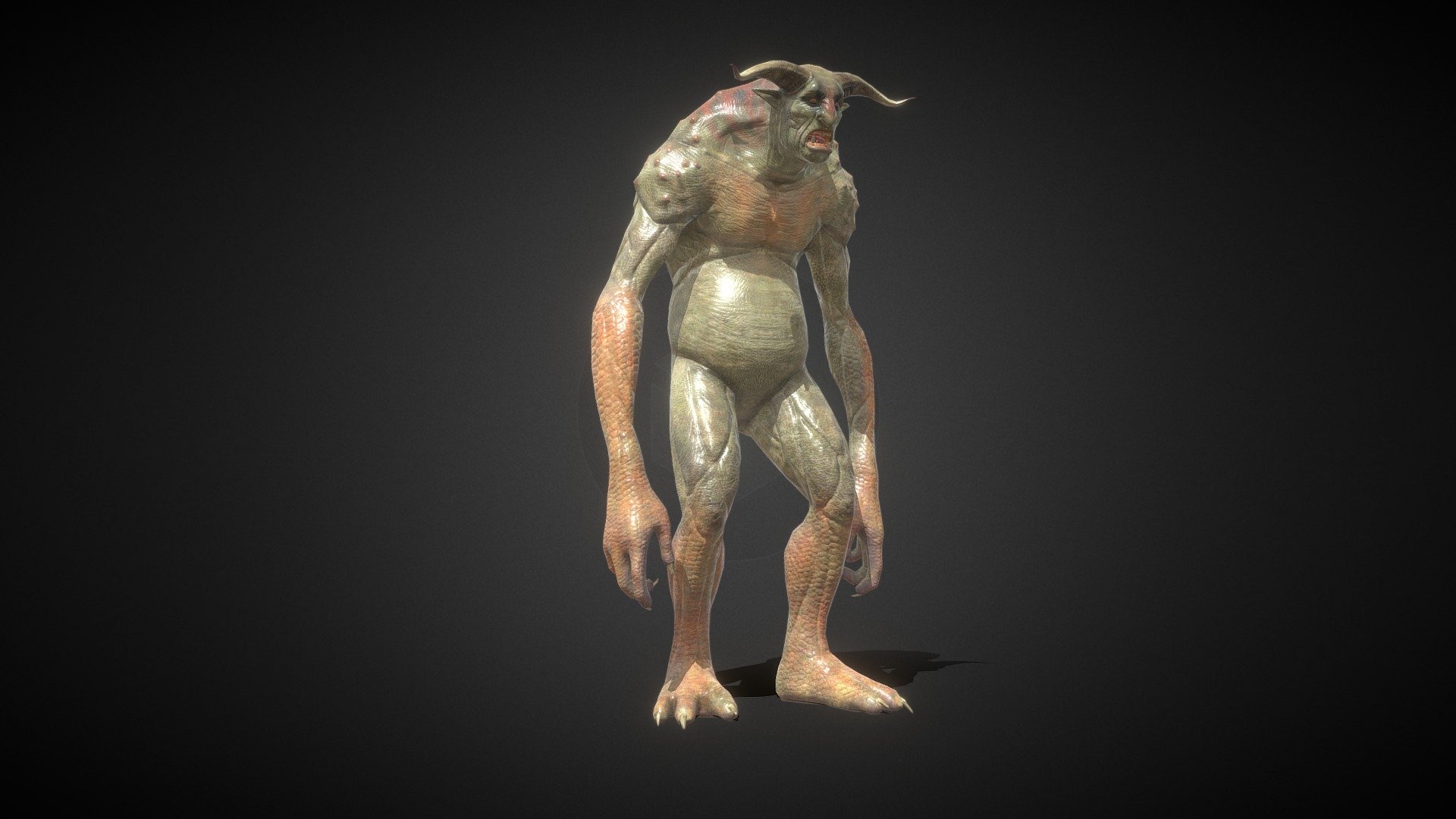 Fantasy Monster : Troll - 3D model by HATOGAME [3039430] - Sketchfab
