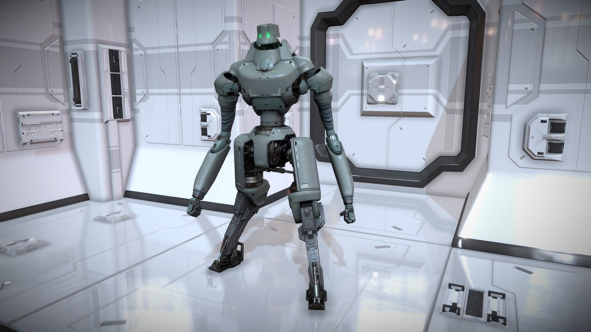 MECH-OO5 - 3D model by giobiancoFB [303943c] - Sketchfab