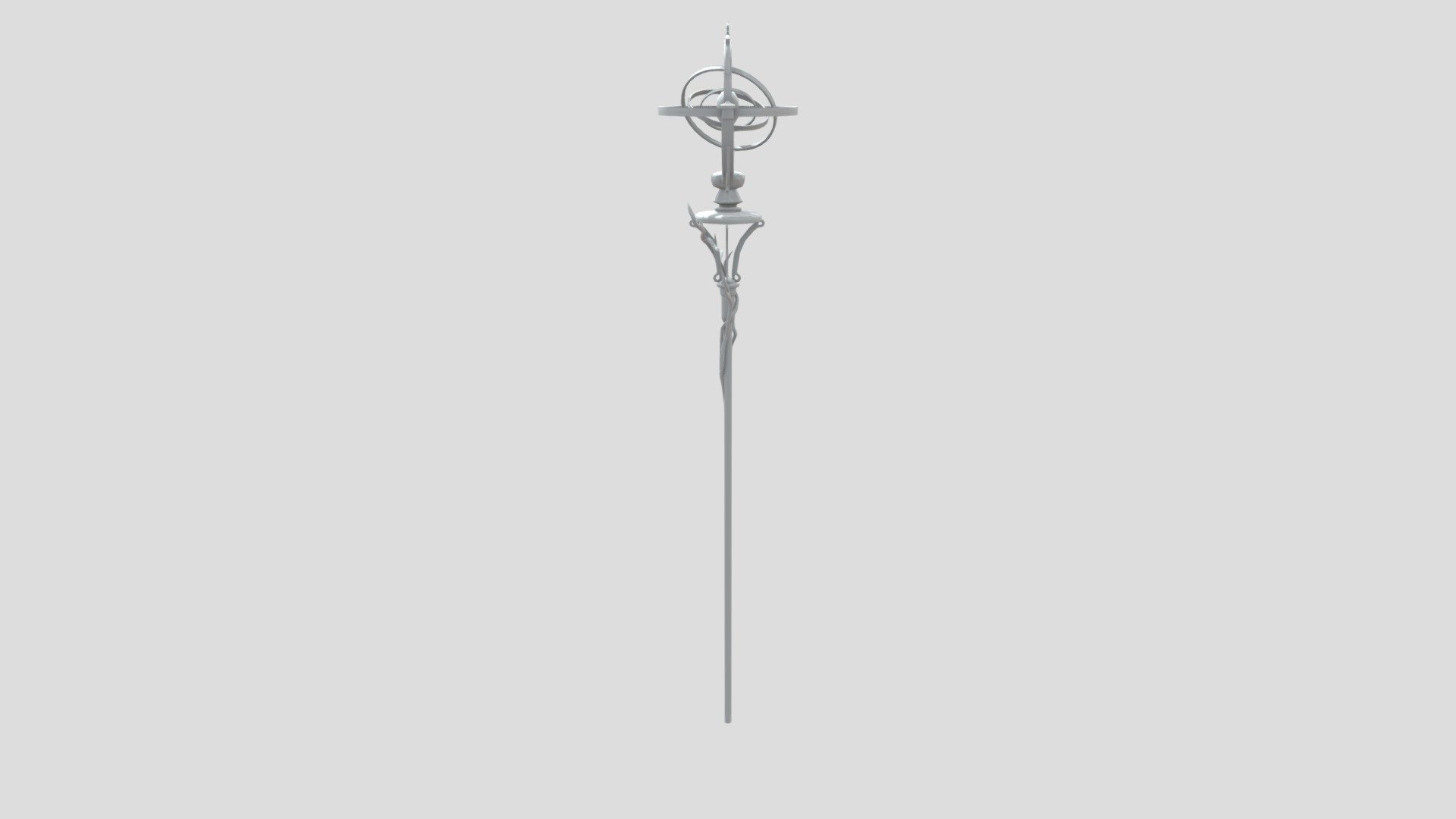 Space-time balance staff - 3D model by Diamerik [303c996] - Sketchfab