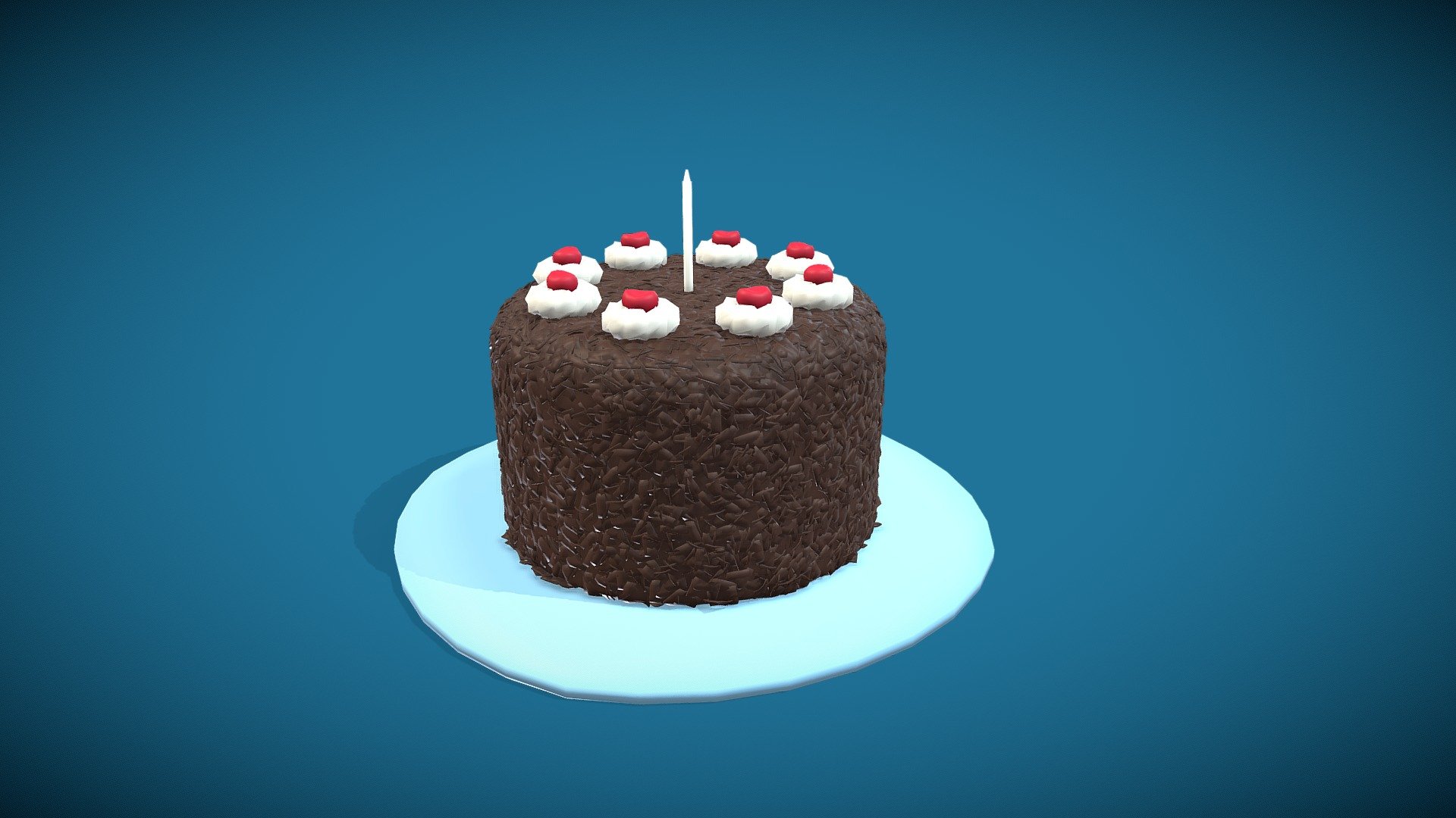 The Cake - Download Free 3D model by Danielle (@porridgealmanac ...