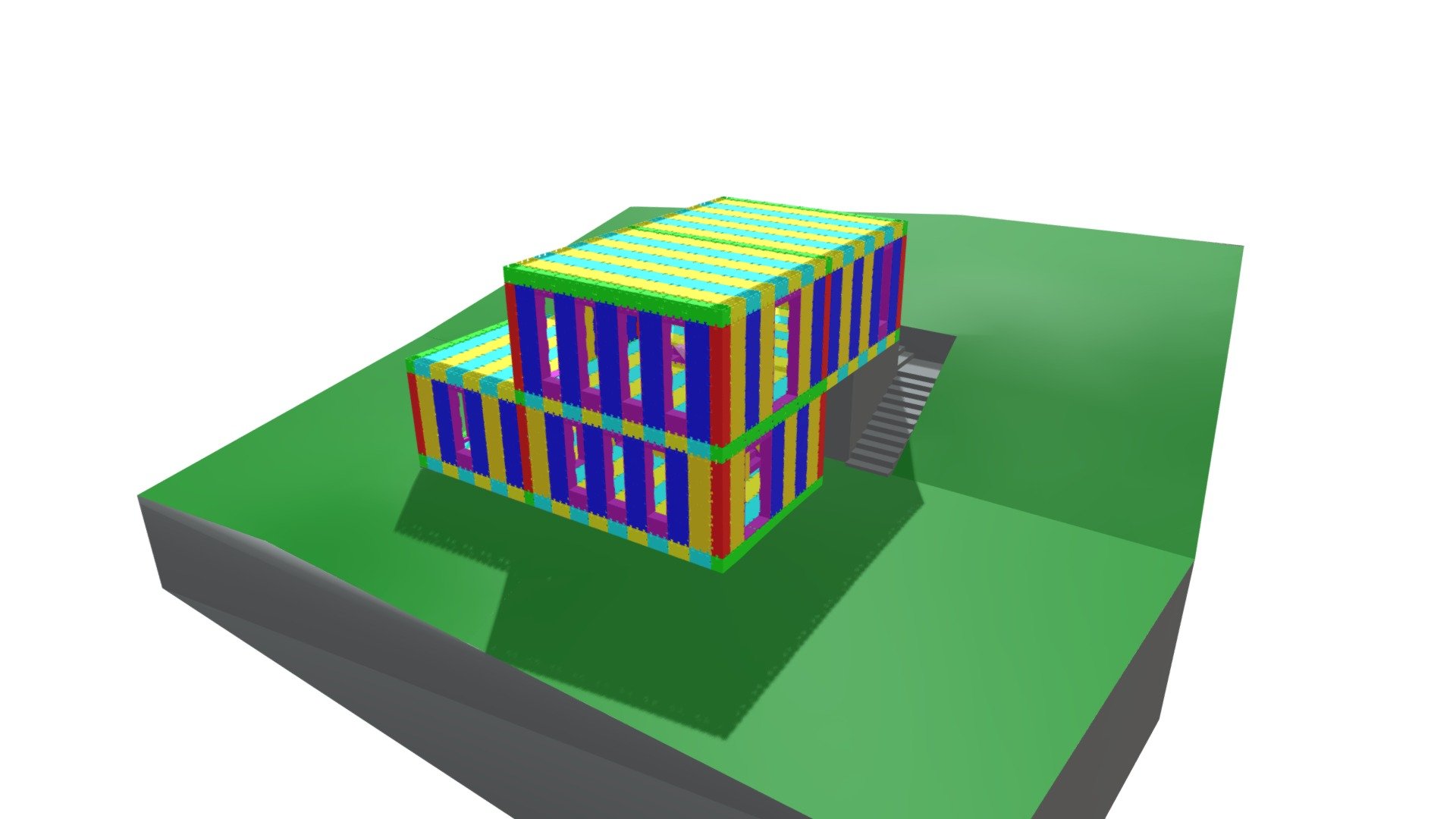HANGING HOUSE (B) | 250-V.0.2.0-HH-76 | Blocks - Download Free 3D model ...