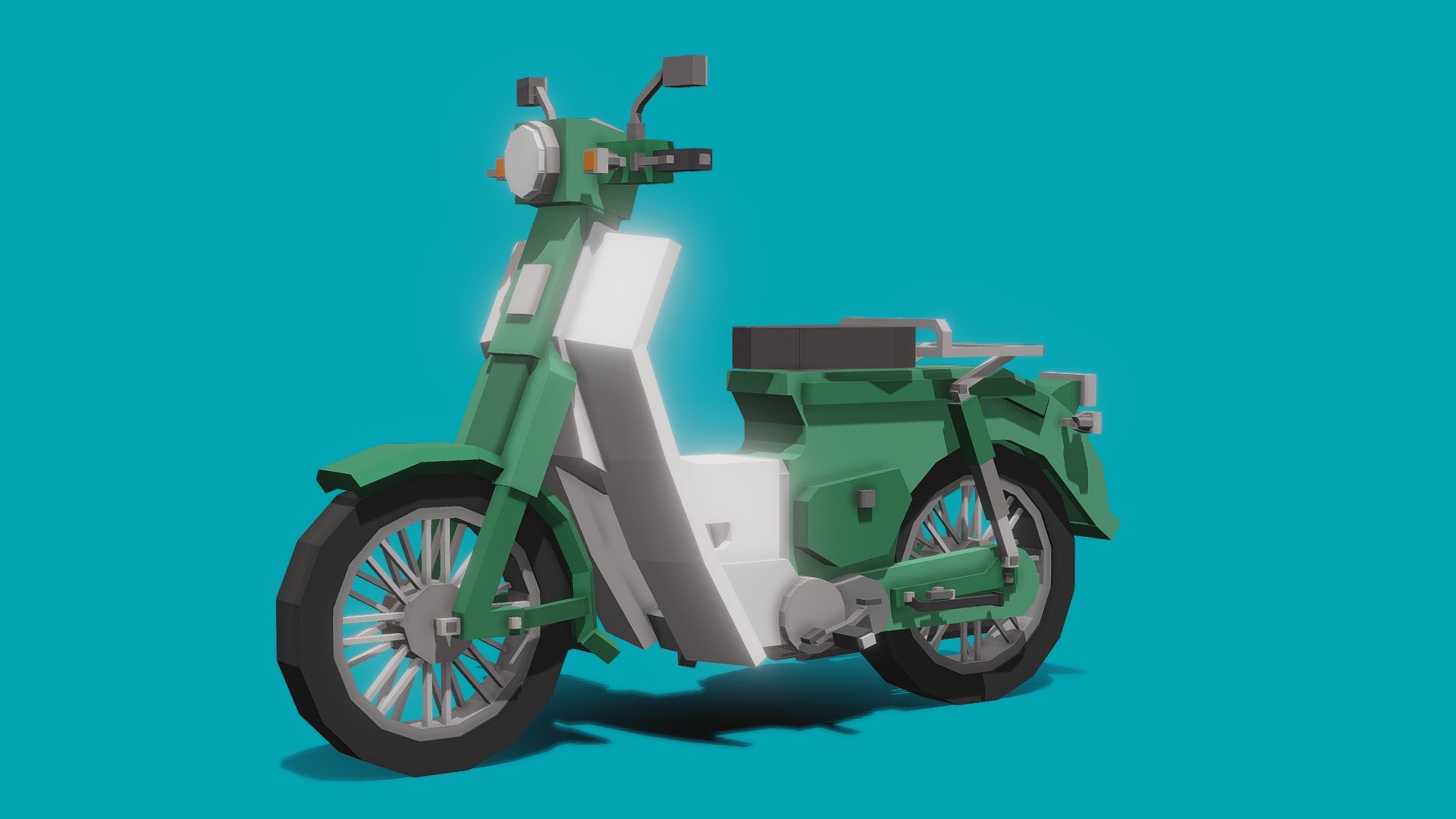 Honda C70 Cub - Minecraft - 3D model by SpiicyMiata_ [303cbcd] - Sketchfab
