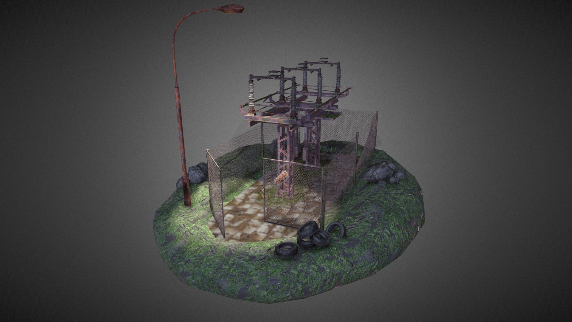 Abandoned distribution station - 3D model by Stanislav_SP (@Karyas ...