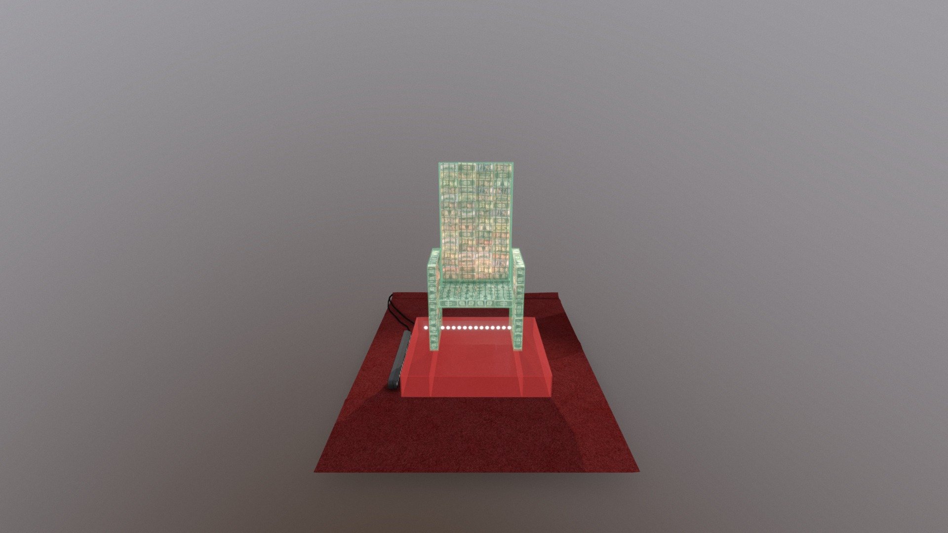 money_throne - 3D model by vetaal [303fd49] - Sketchfab