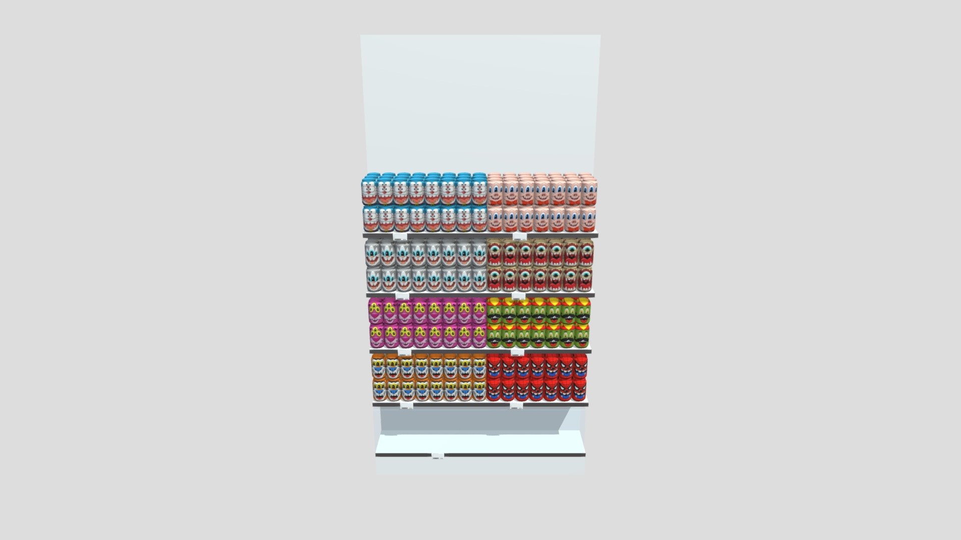 Mad Cans planogram - Buy Royalty Free 3D model by retailvr (@erwanRVR ...