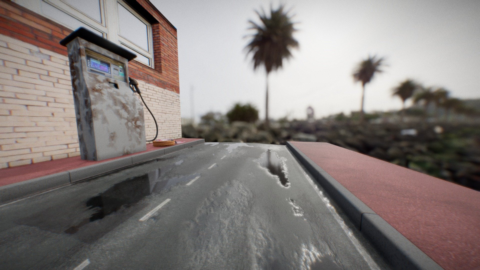 Road Station Test - 3D model by thomashardy [3041641] - Sketchfab
