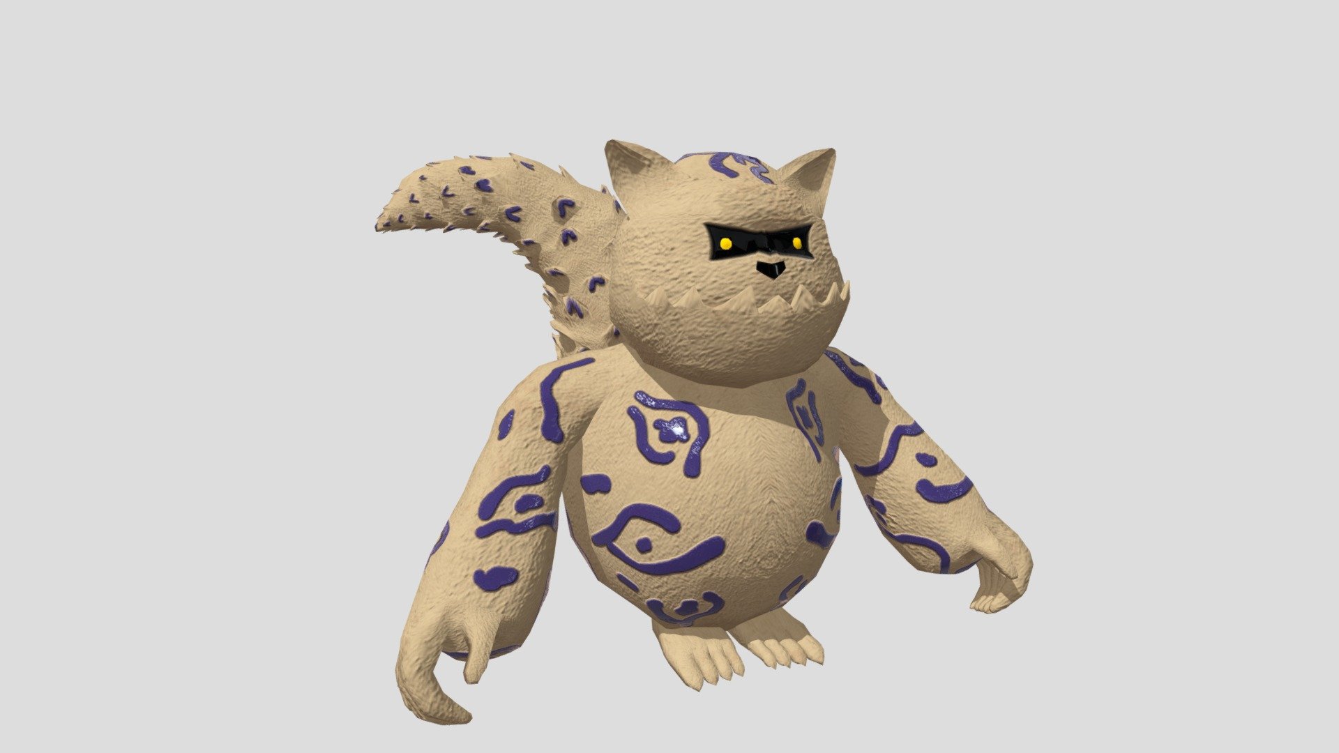 Shukaku - 3D model by le9526 [3041ff3] - Sketchfab