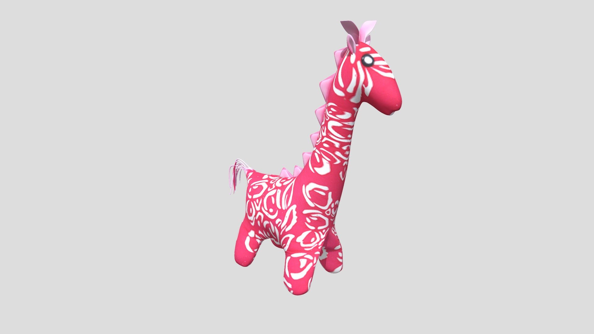 Zirafah Merah Soft Toy - Download Free 3D model by eeelabvisual ...