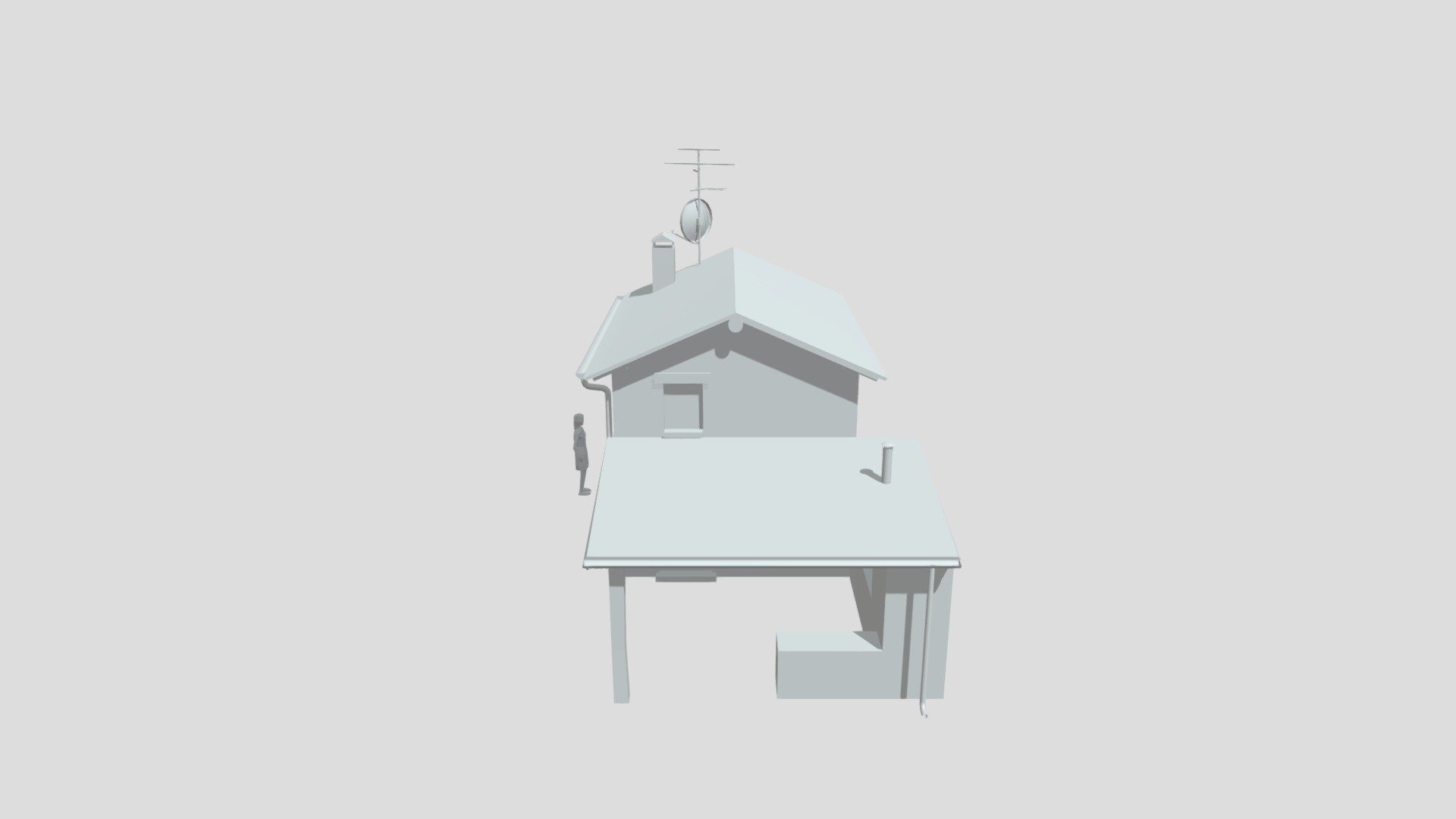 house - without texture - 3D model by Catho De Valck (@cathodevalck ...