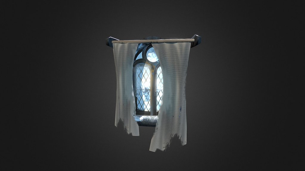 I Window Drape - 3D model by Kryst [3043afa] - Sketchfab