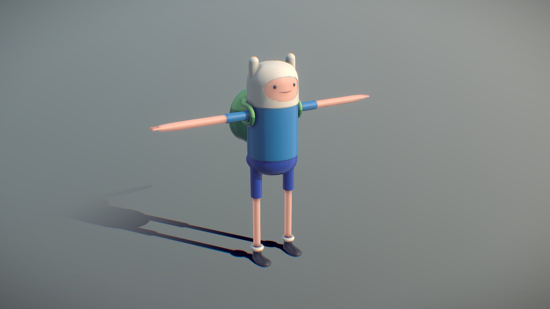 Finn the Human Adventure Time - 3D model by Kouts (Phasewalker2084 ...