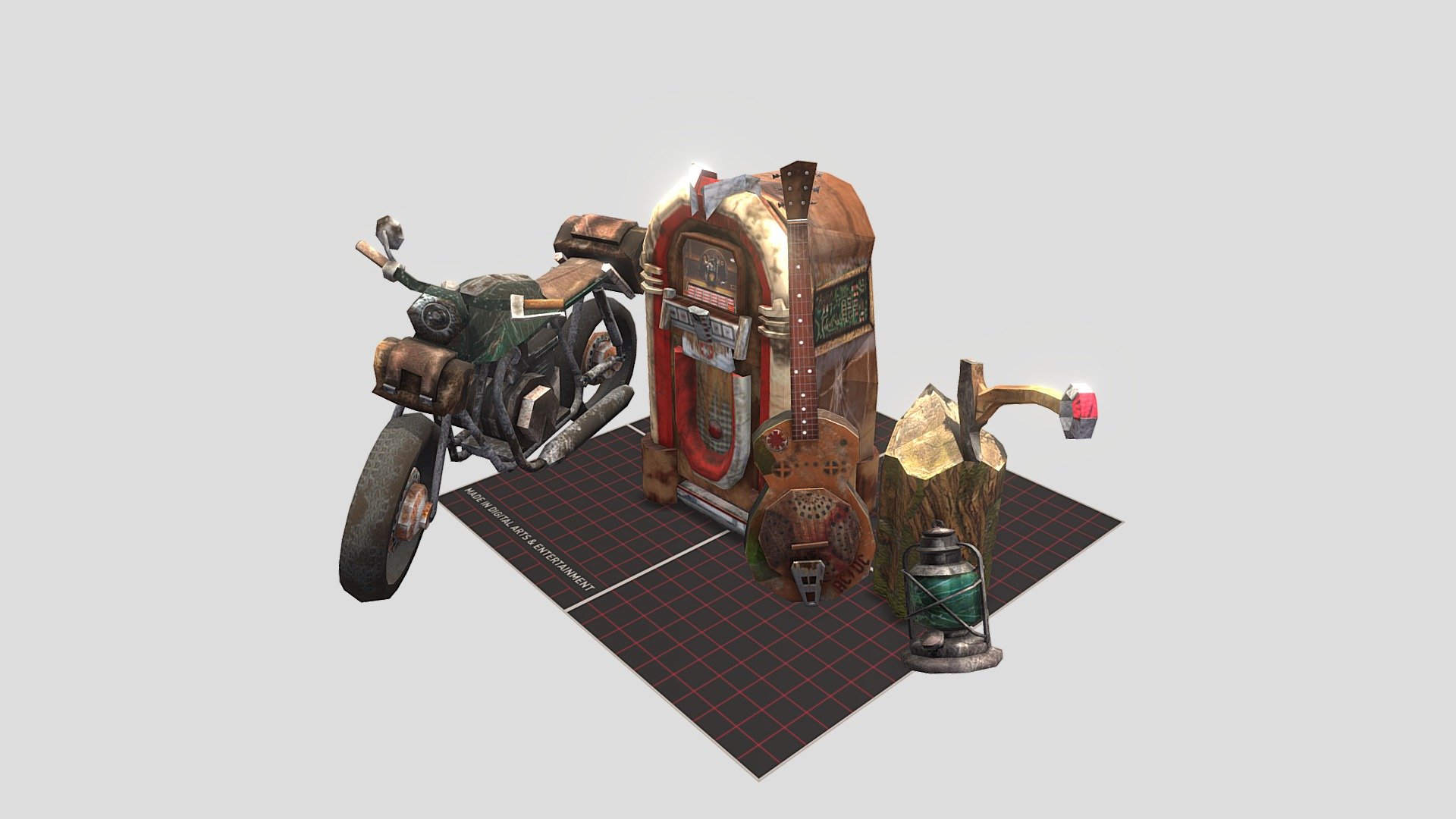 DAE 5 Finished props - Forest loner - 3D model by Danielius Armonas ...
