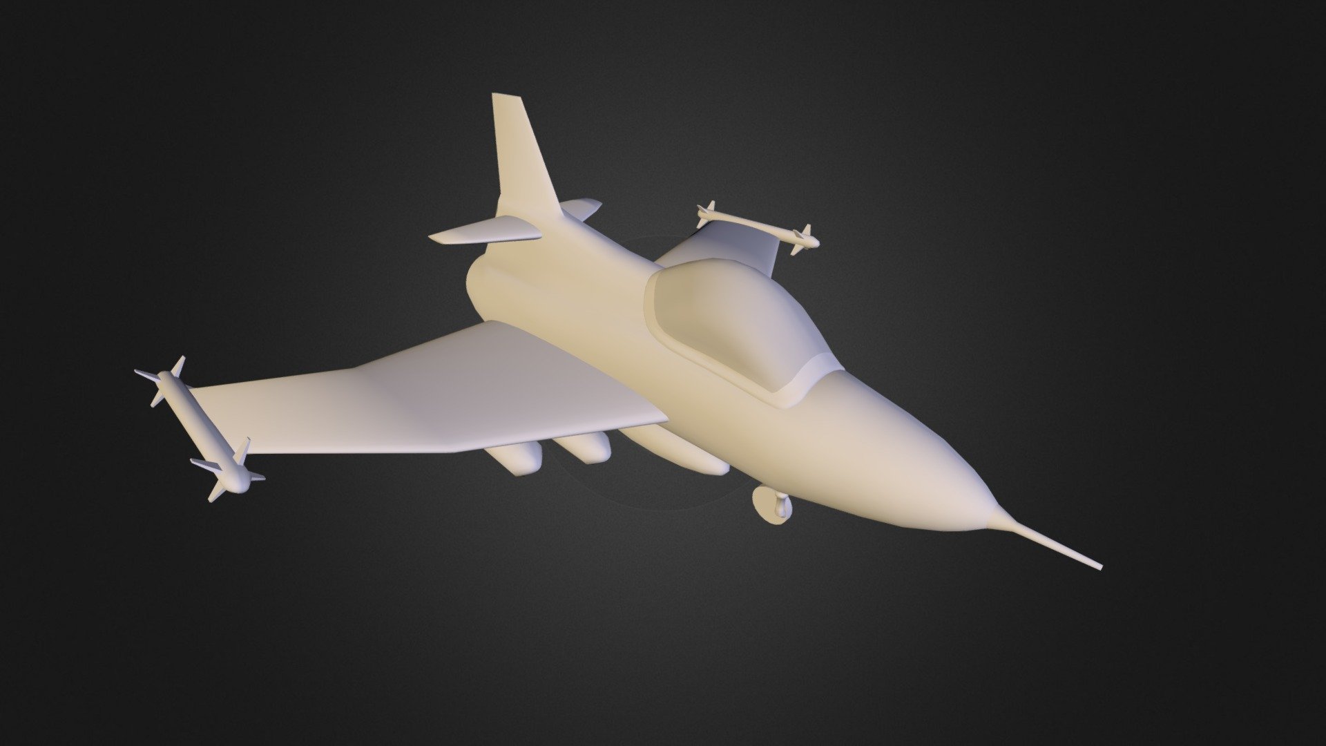 Cartoon Jet - 3D model by ThingCrafter (@plaagmug) [30450ff] - Sketchfab