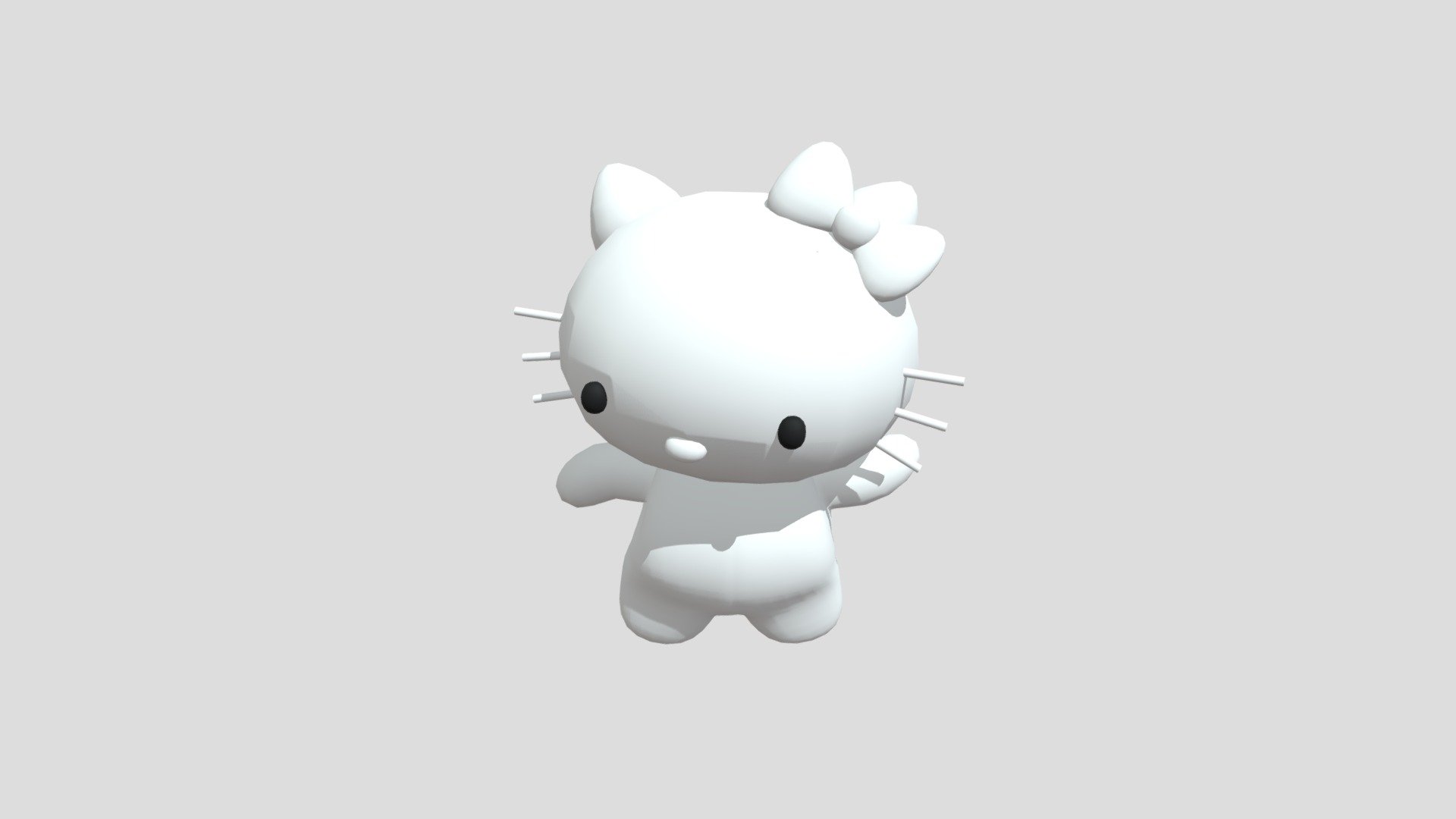 Hello Kitty - Download Free 3D model by WRrSTAR [3046ed5] - Sketchfab