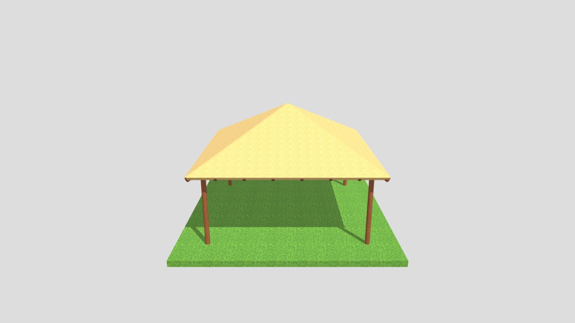 Quiosque - 4 Lados - Ok - Download Free 3D model by rafakp [30473d9 ...