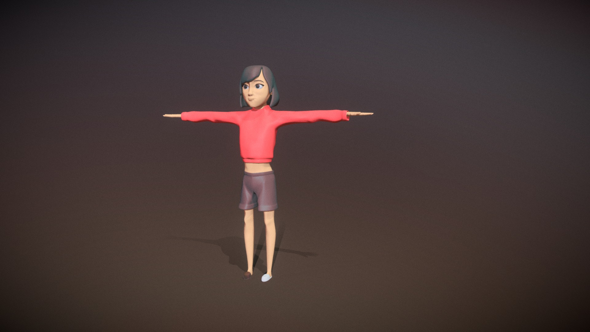 Girl model - 3D model by JFWinds [304772e] - Sketchfab
