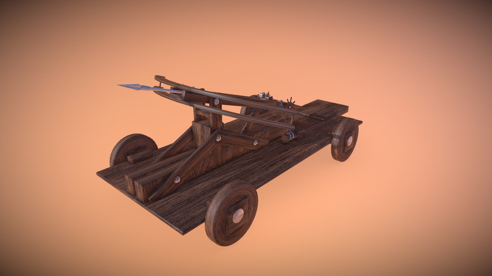 Arrow Catapult - 3D model by MichaelGichane [3048b47] - Sketchfab