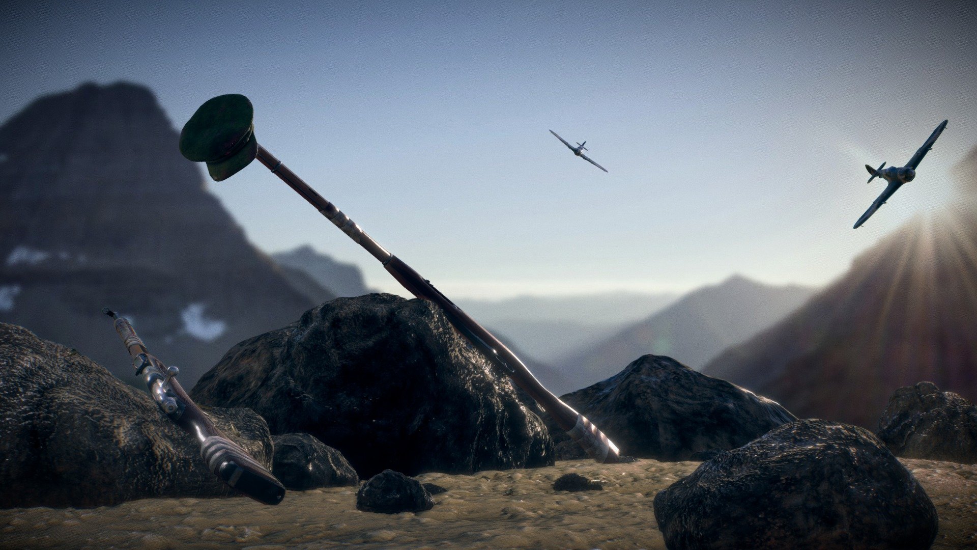 "WWII Tech" Scene - 3D model by Blackhart [30490a6] - Sketchfab