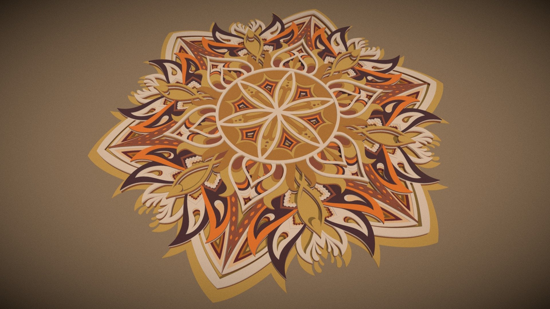 Mandala - Download Free 3D model by angelobenetti [30493cb] - Sketchfab