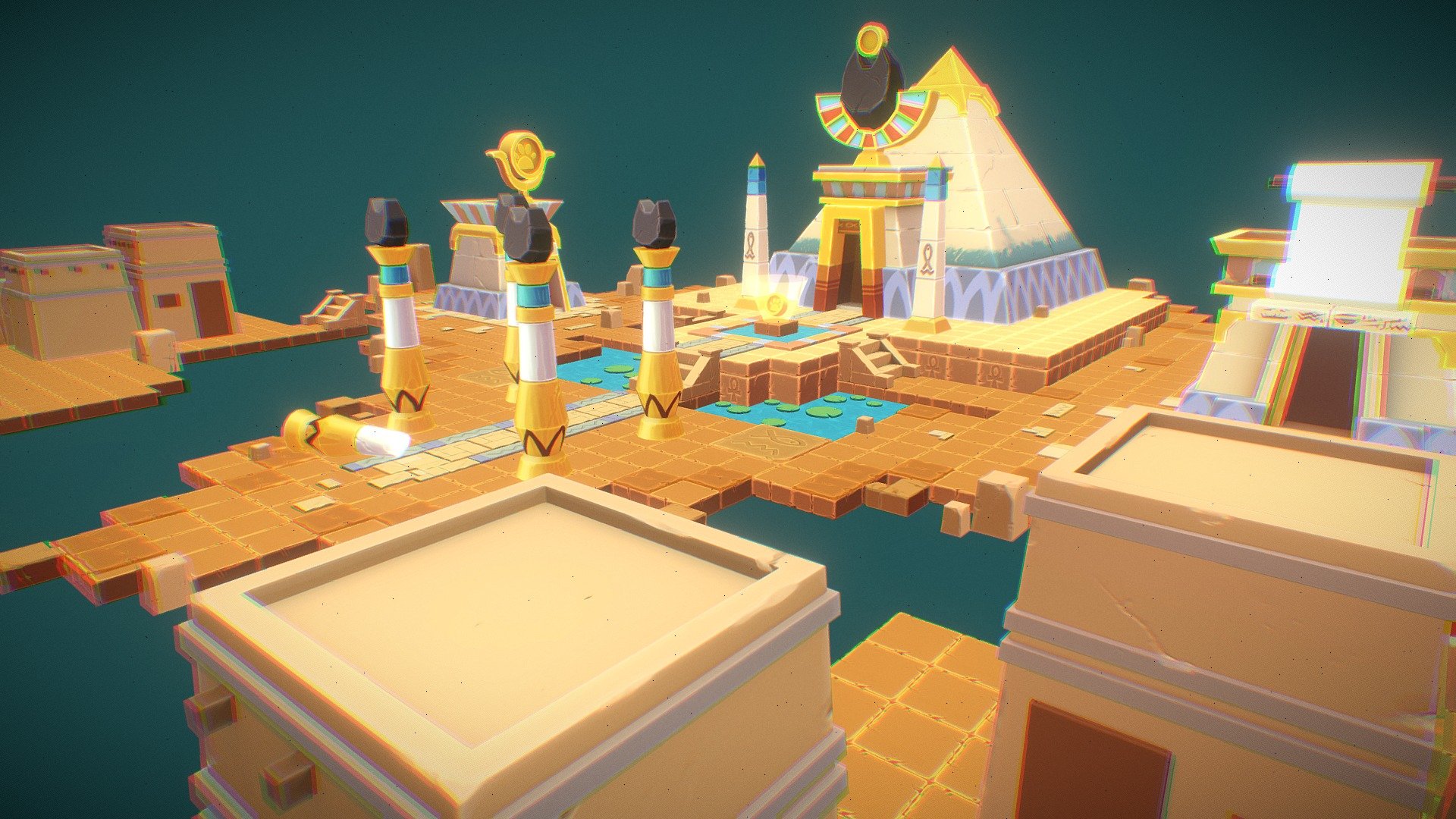 Environment Pack - Egypt Map - Download Free 3D model by PolyOne Studio (@polyone) [3049b31 ...
